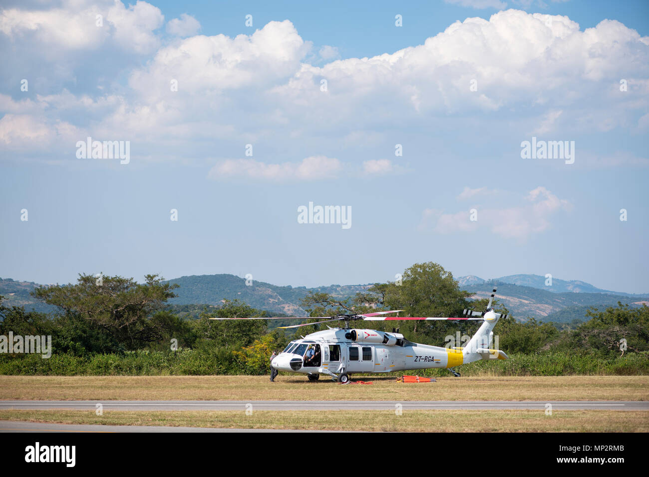 The first ever Black Hawk helicopter in South Africa at the Lowveld ...