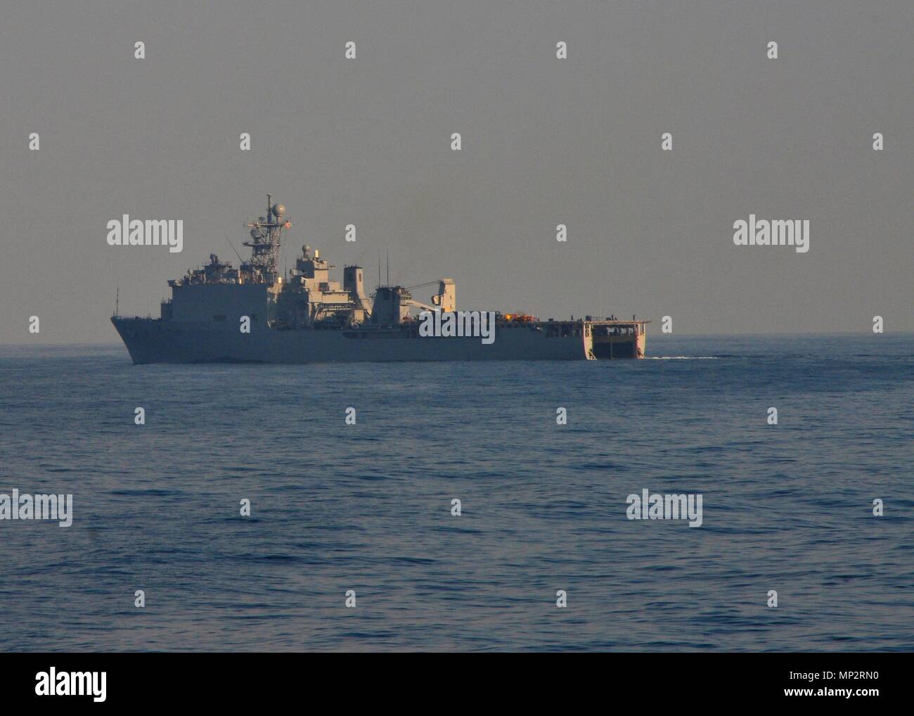 Harpers ferry class amphibious landing dock ship hi-res stock ...