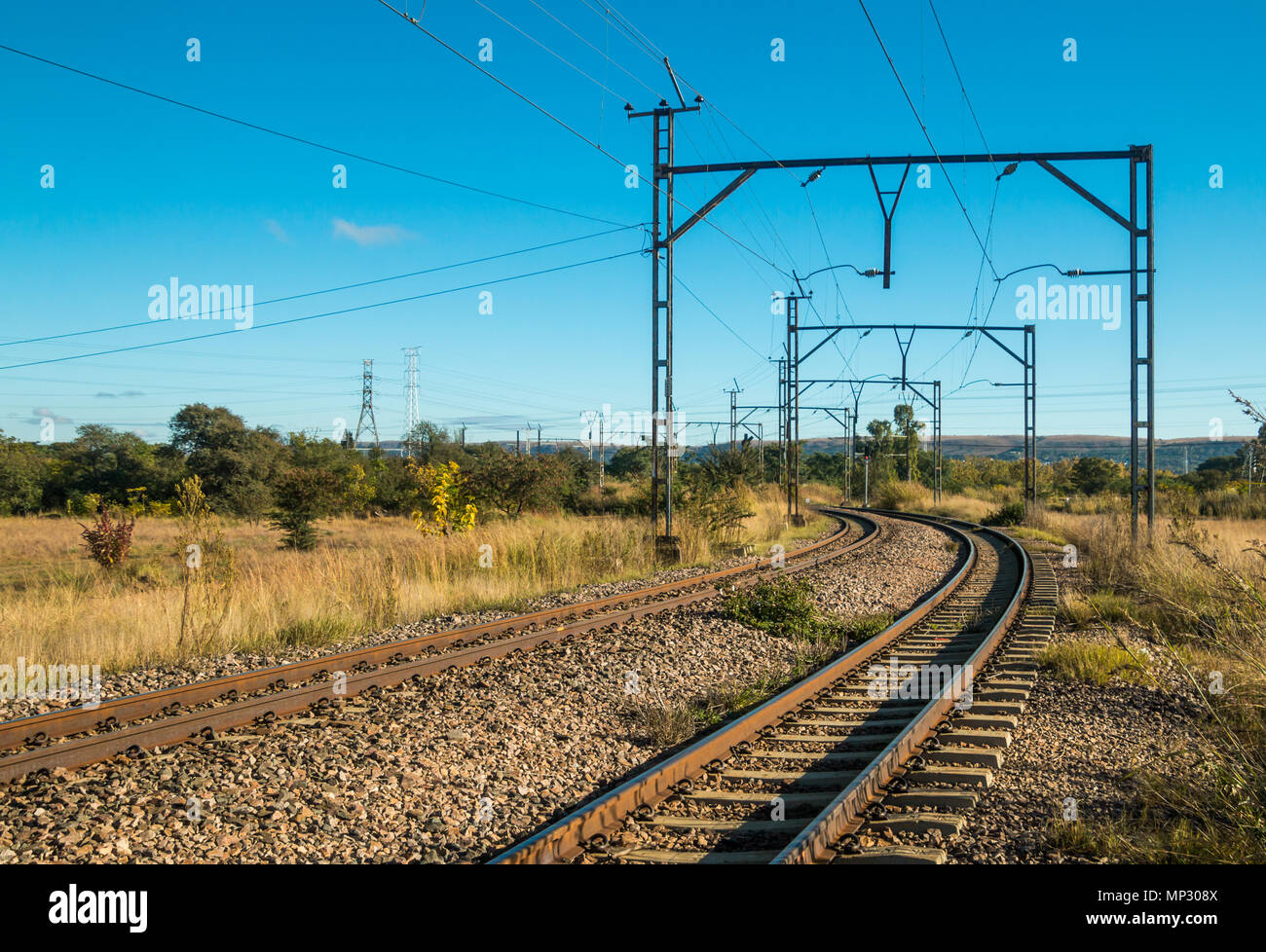 Electric railway lines hi-res stock photography and images - Alamy
