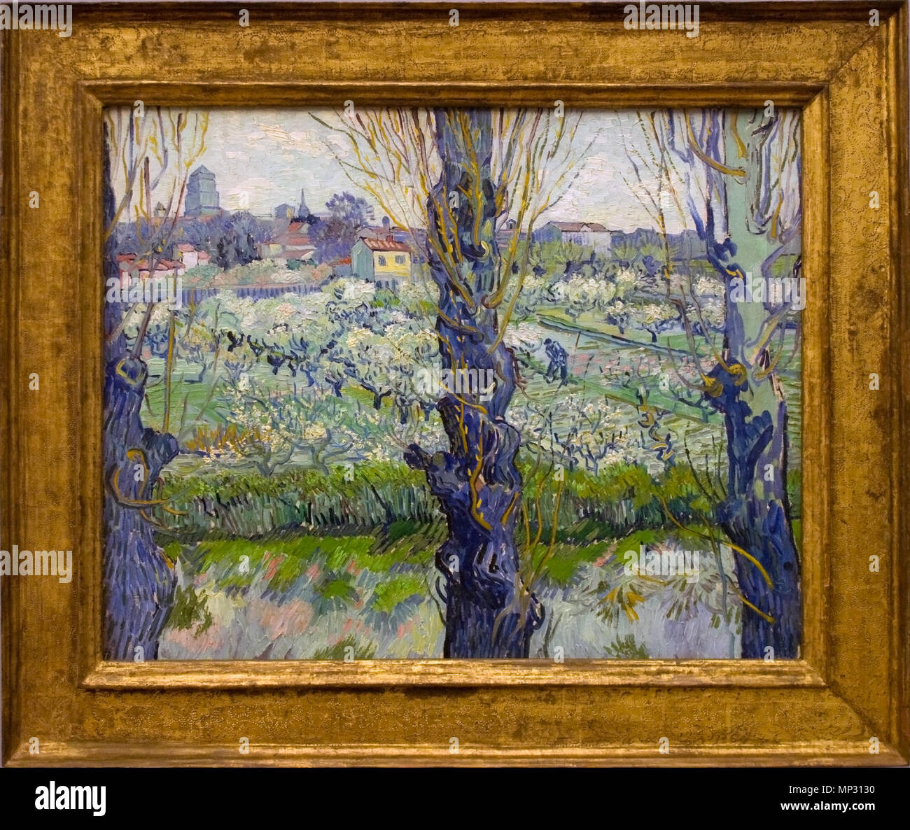 View of arles, flowering orchards hi-res stock photography and images ...