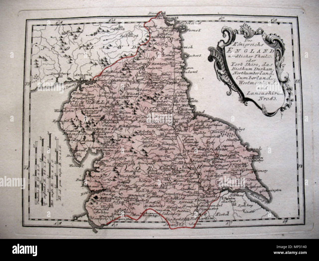 Northumberland map 1790 hi-res stock photography and images - Alamy