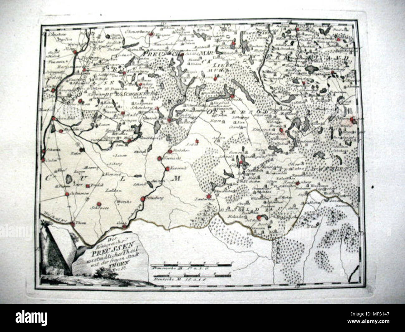 Map of thorn hi-res stock photography and images - Alamy