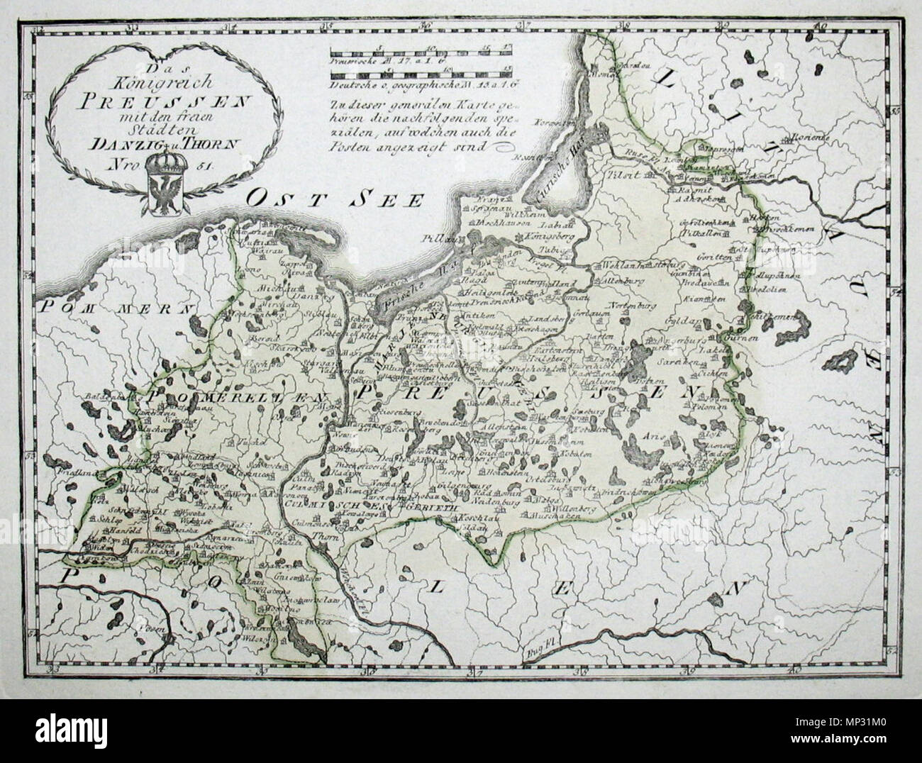 Preussen map hi-res stock photography and images - Alamy