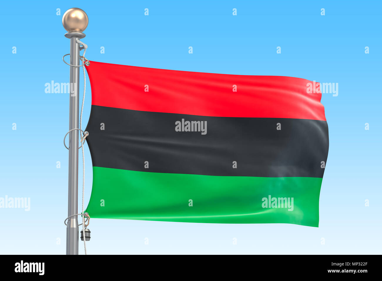 Pan-African flag, 3D rendering Stock Photo - Alamy