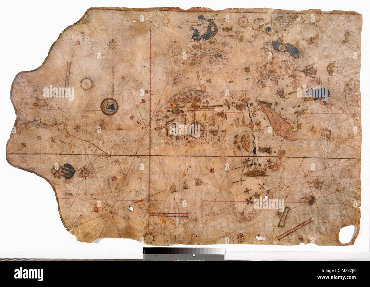 Portolan chart maggiolo hi-res stock photography and images - Alamy