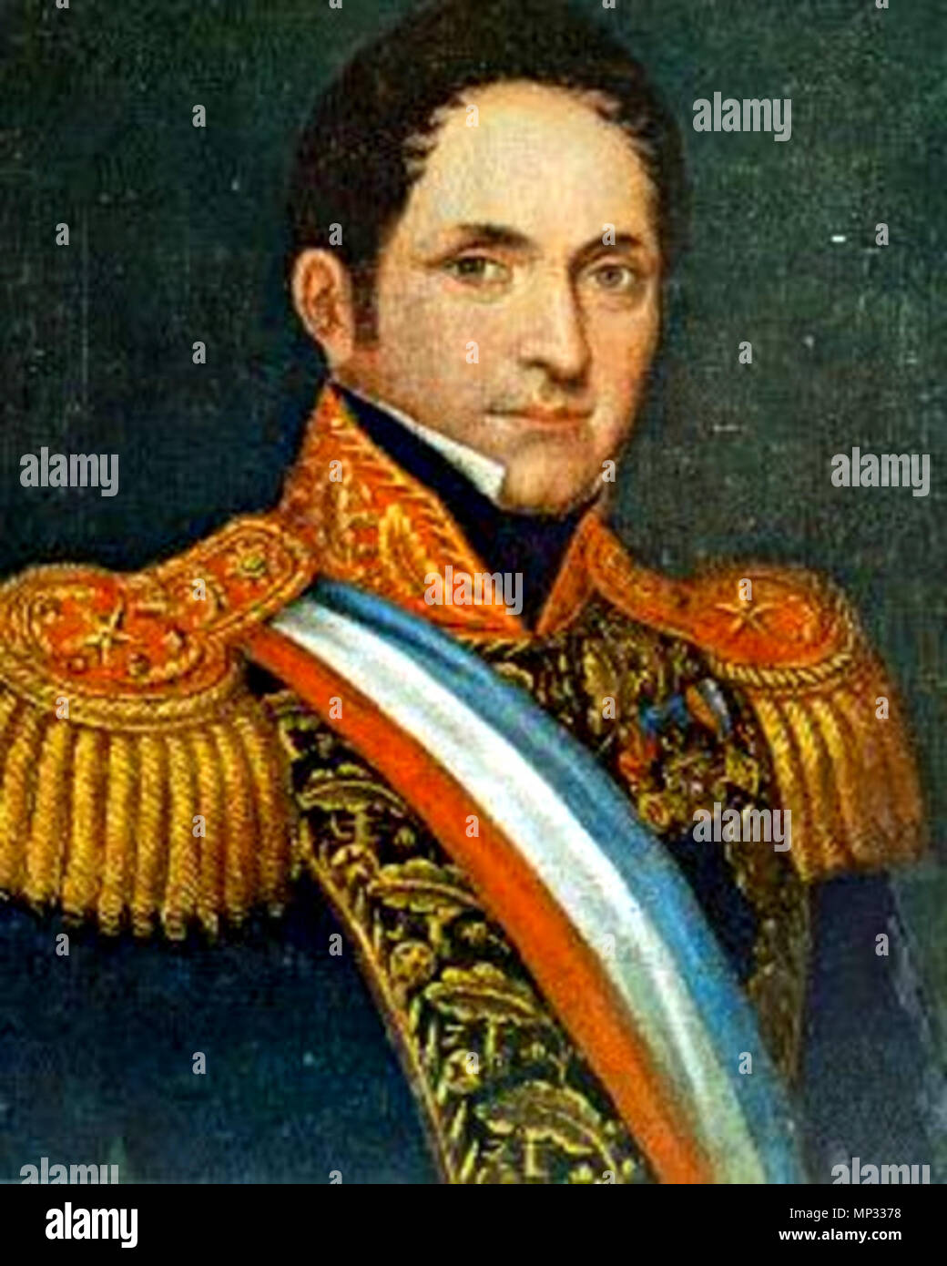 Retrato del presidente chileno José Joaquín Prieto . 1838. 720 JJPrieto ...