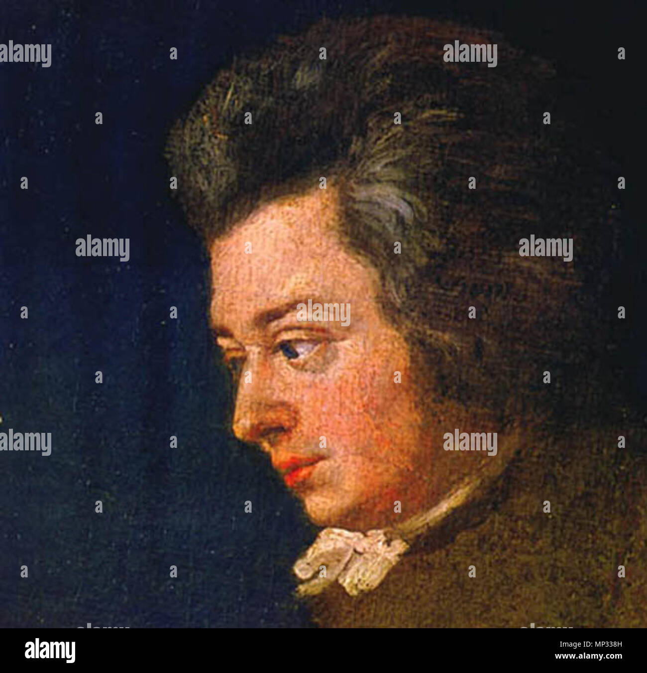 Mozart portrait lange hi-res stock photography and images - Alamy