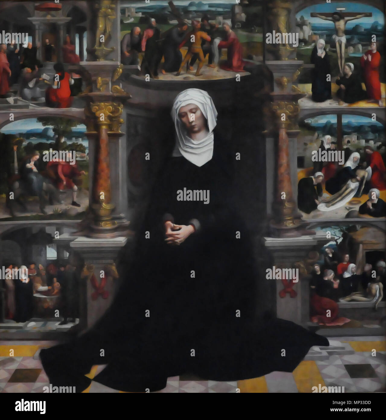 Our Lady of the Seven Sorrows between 1518 and 1535. 675 Brugge Adriaen ...