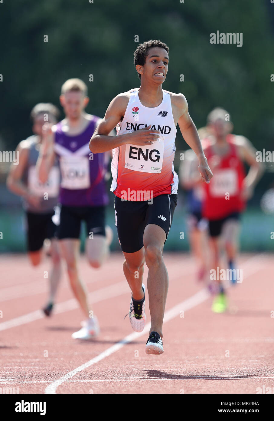 Daniel Rowden in the 800m during the Loughborough International ...