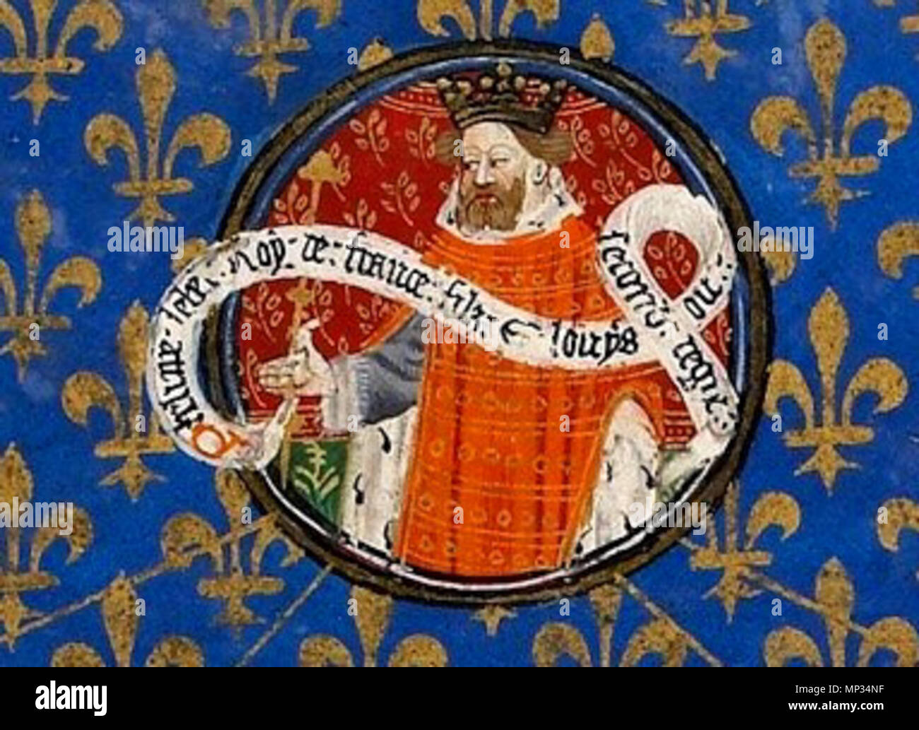 . Hrvatski: Prikaz Filipa IV. Lijepog na rodoslovnom stablu Luja IX ...