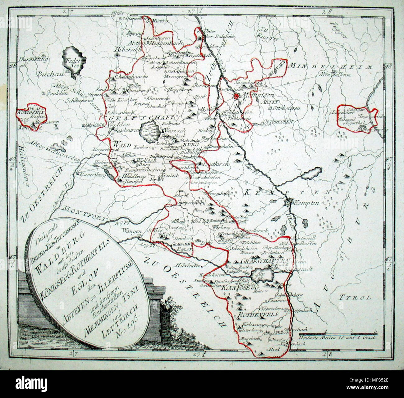 . Deutsch: Die Lande der Reichs-Erb-Truchsessen zu Waldburg mit den ...