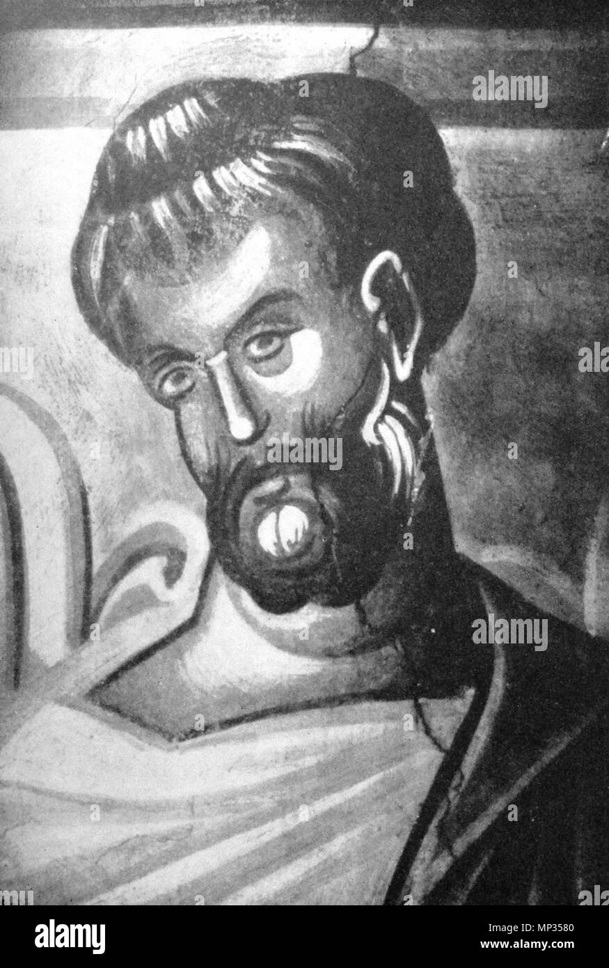 The last supper detail Black and White Stock Photos & Images - Alamy