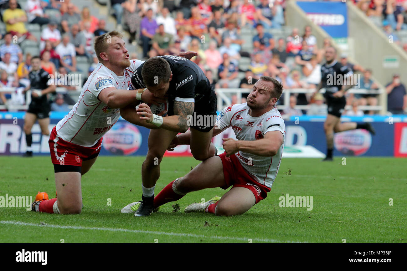 Hull Fc Jamie Shaul scores his try during the Betfred Super League ...