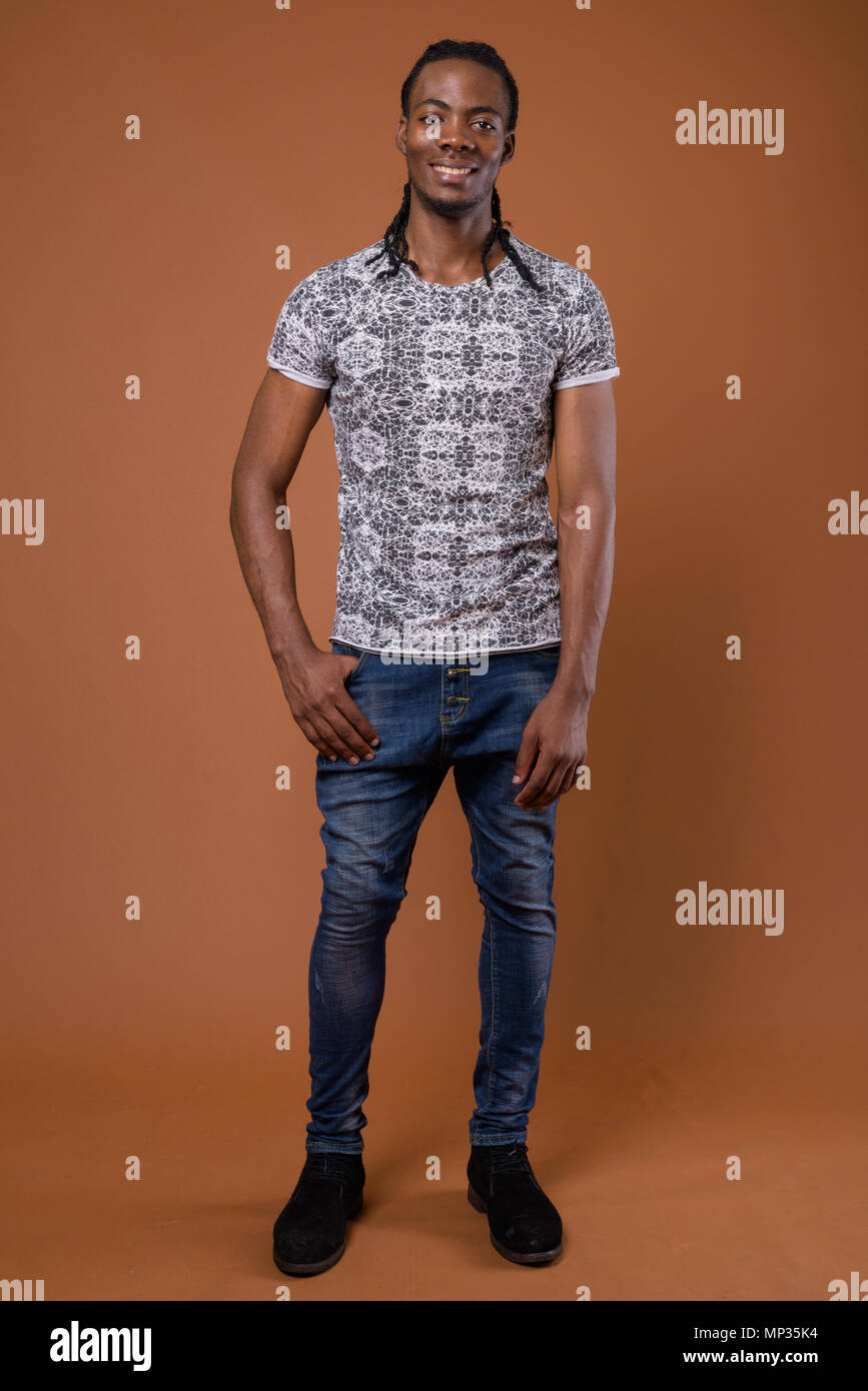 Attractive happy african american young hi-res stock photography and ...