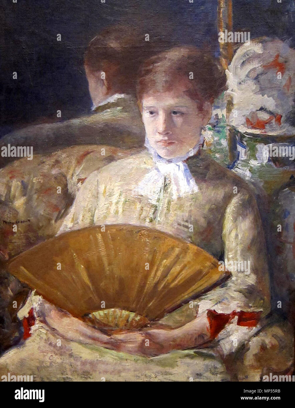 Woman with a Fan . English: Miss Mary Ellison . 1880. 897 Miss Mary ...