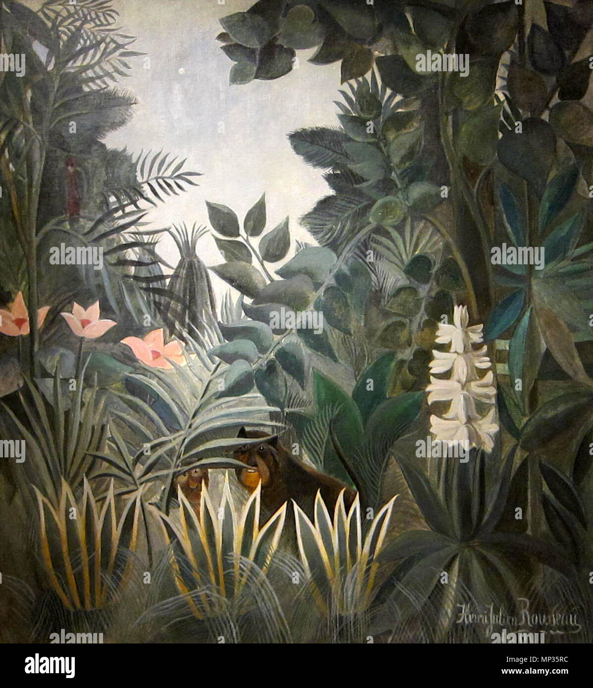 Henri Rousseau Jungle Paintings For Kids