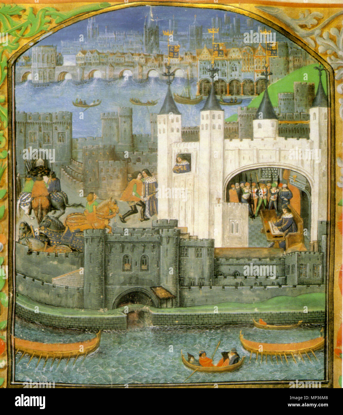 . A depiction of the imprisonment of Charles, Duke of Orléans, in the ...