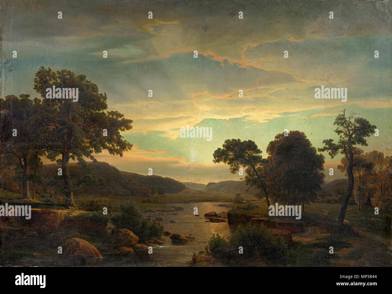 . German artist and painter 807 Lessing2 Stock Photo - Alamy