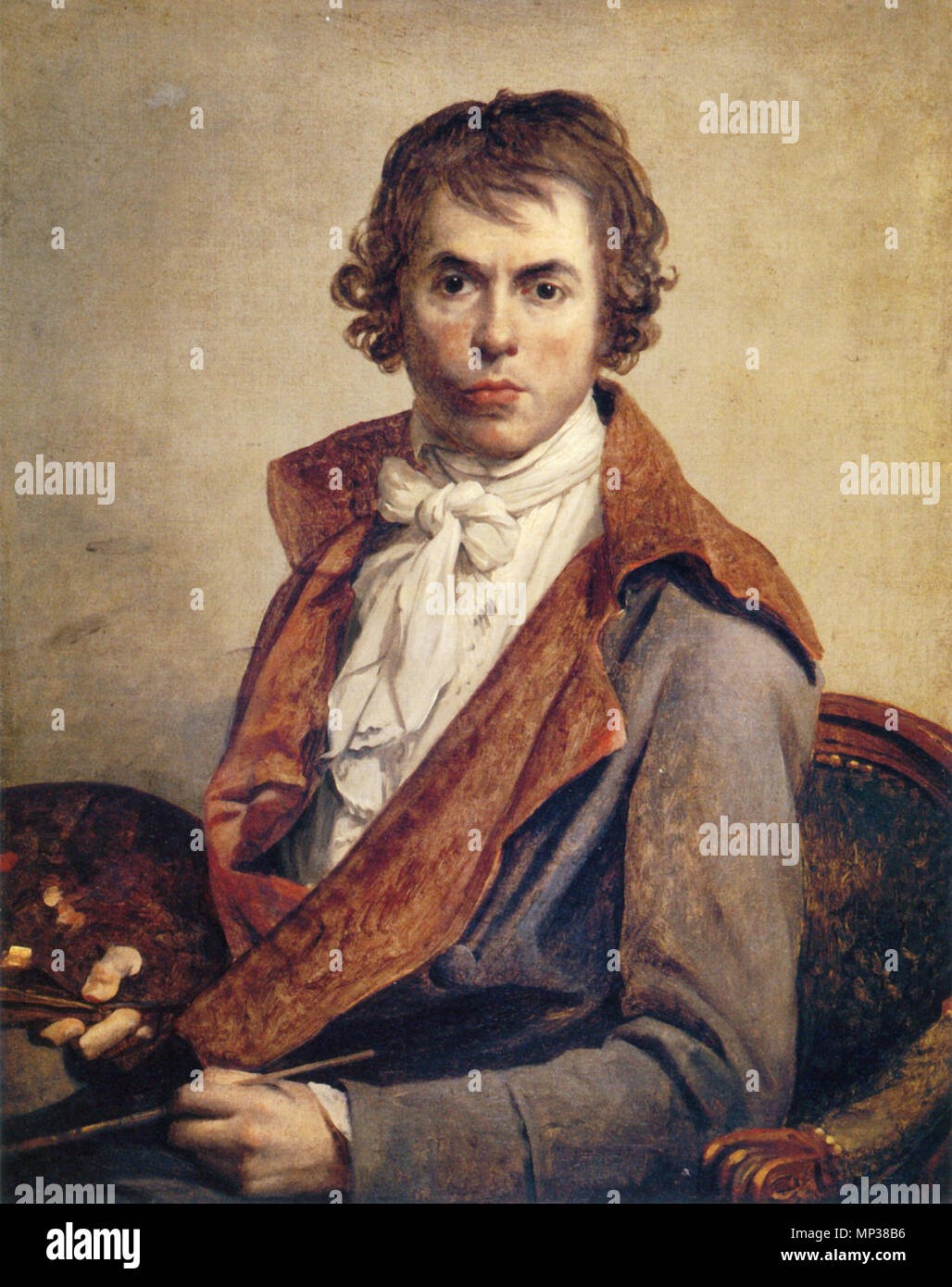 . 1110 Self-portrait by Jacques-Louis David Stock Photo - Alamy