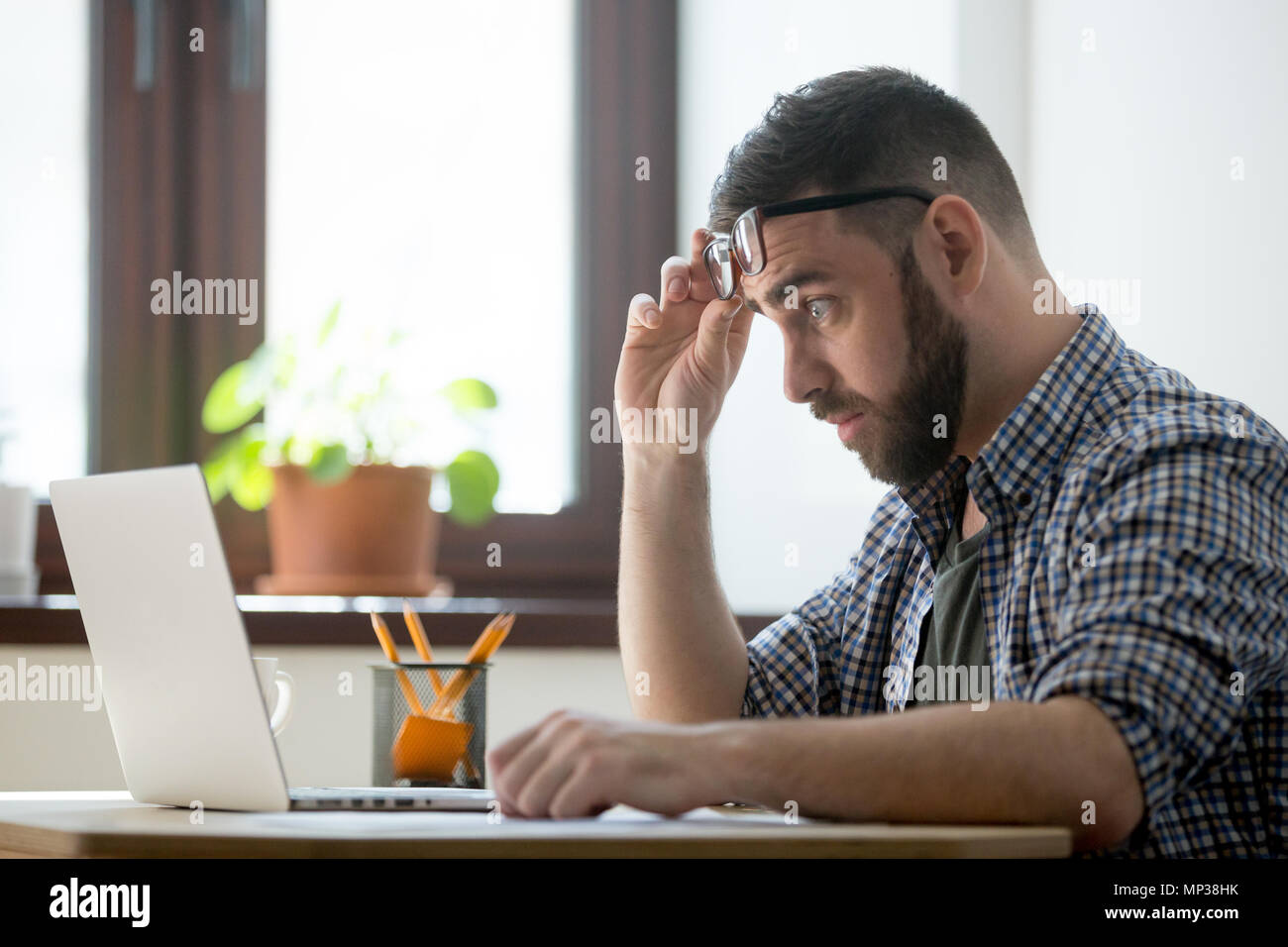 Frustrated male hi-res stock photography and images - Alamy