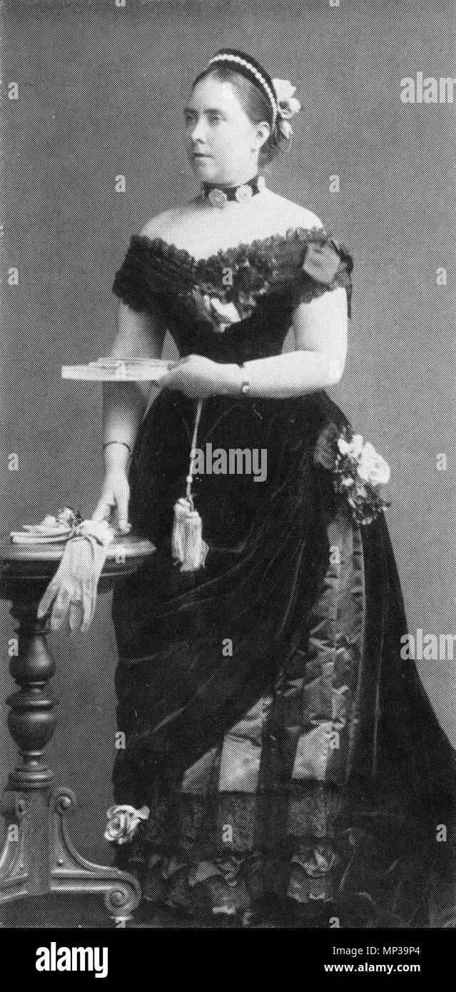 . English: Crown princess Victoria of Germany . 1884. 1210 Tyska ...