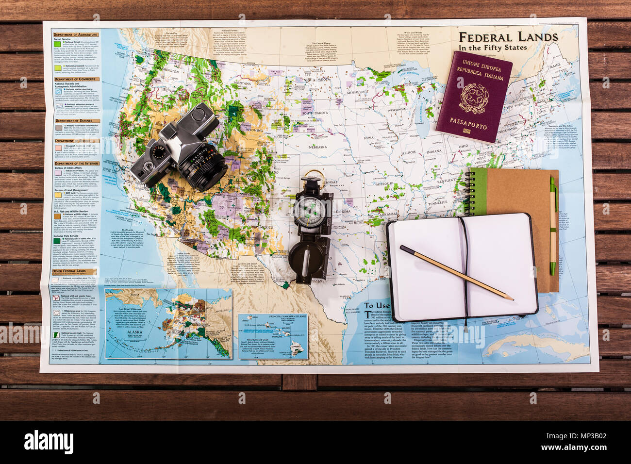 Map on the table hi-res stock photography and images - Alamy