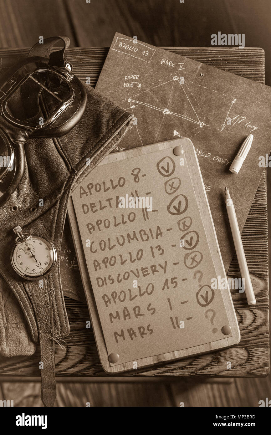 Pilot with checklist hi-res stock photography and images - Alamy