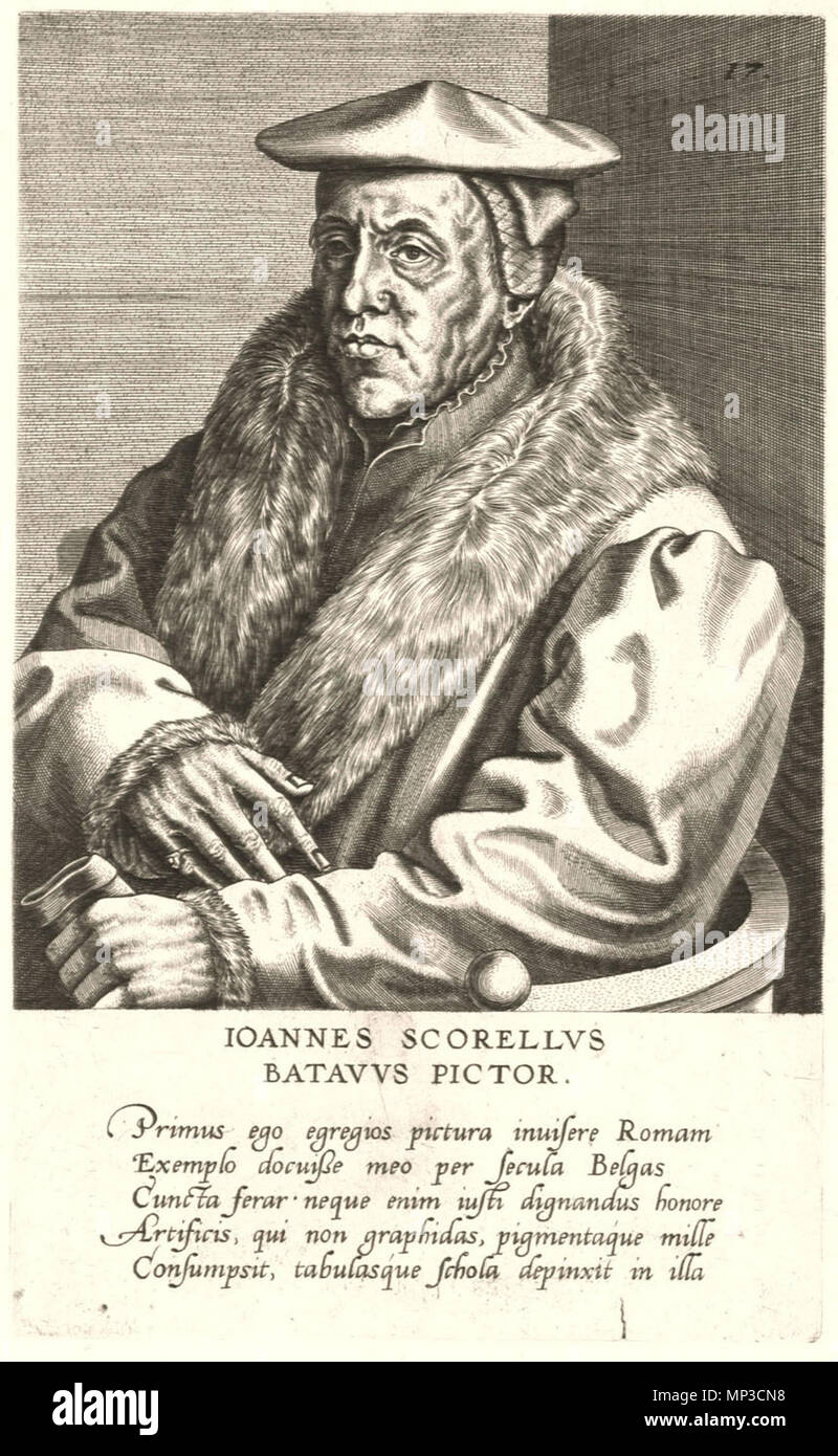 . English: Portrait of Jan van Scorel attributed to Johannes (Jan ...