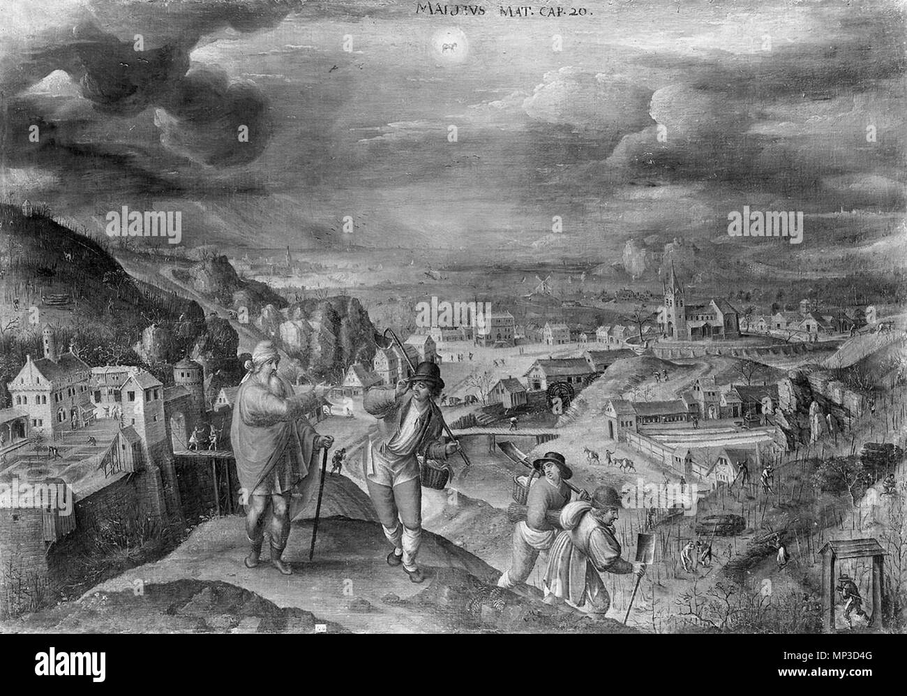 English: Parable of the Workers in the Vineyard (March) between 1580 ...