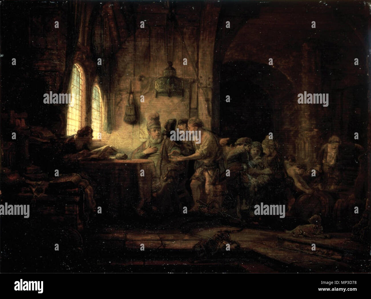 The parable of the laborers in the vineyard hi-res stock photography ...