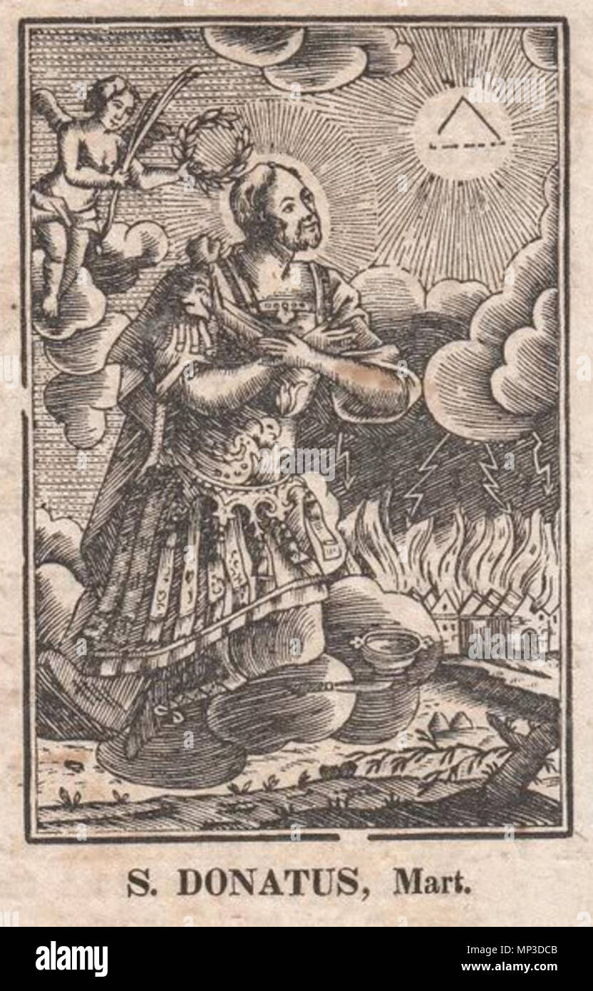 . Deutsch: St. Donatus English: Saint Donatus of Muenstereifel . 1780 ...