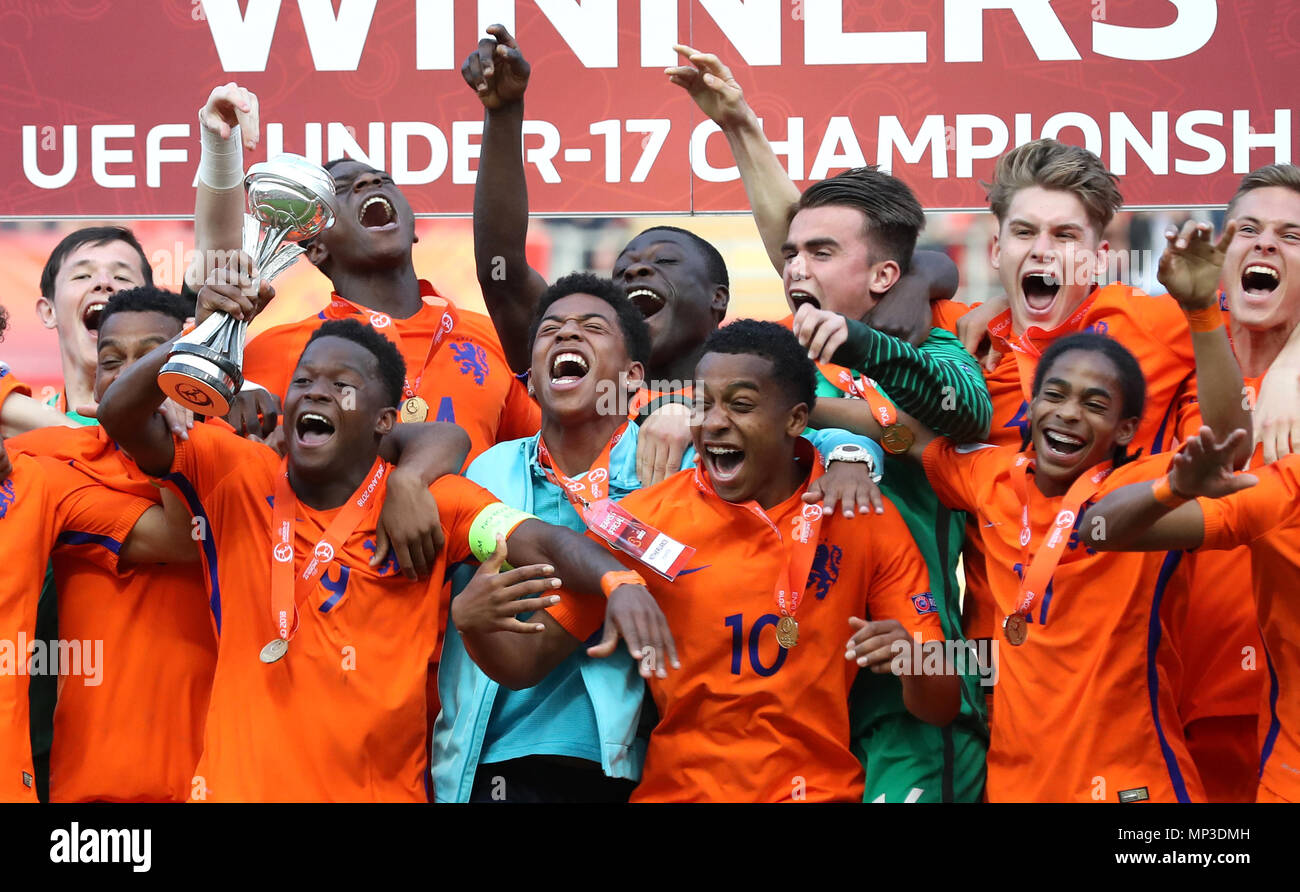 Netherlands players celebrate defeating Italy 4-1 on penalties during ...