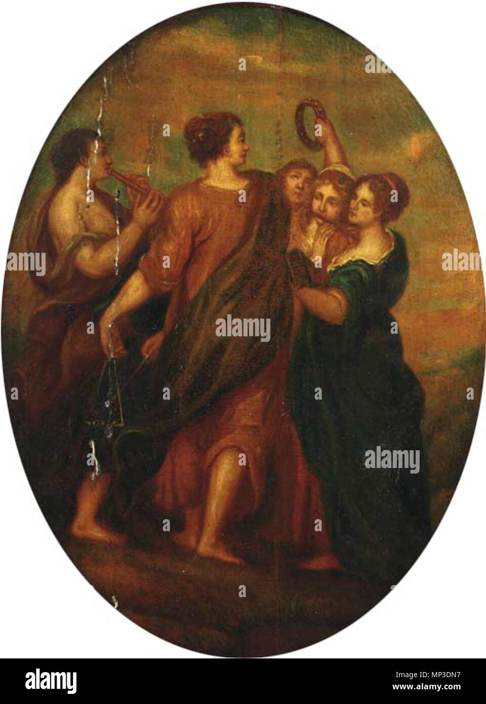 English: The Five Muses 17th century. 1173 The Five Muses by (after ...