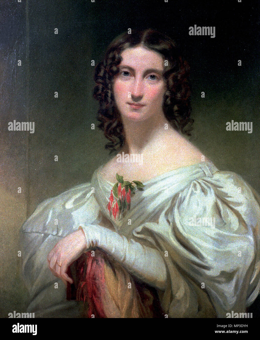 Portrait of the Shelleys' friend Jane Williams. Portrait of Jane ...