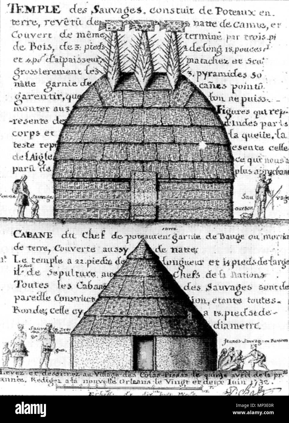 From the notebook of Alexandre de Batz, drawings of the Great Temple on ...