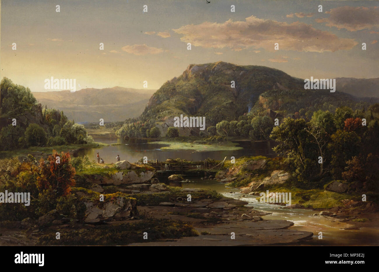 English: Landscape after 1857. 1133 William Louis Sonntag - Landscape ...