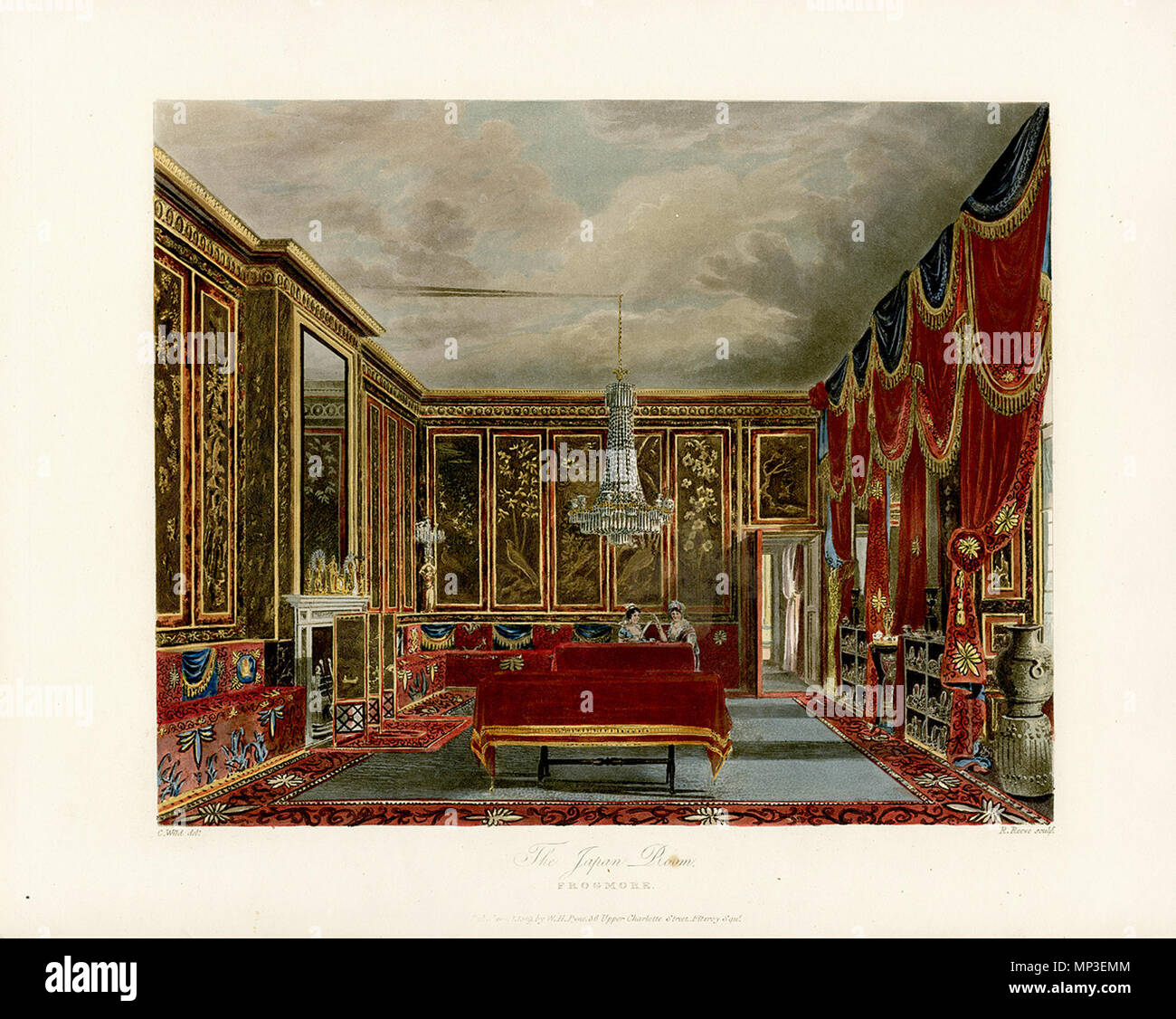 The Japan Room, Frogmore. English: A view of the Japan Room in Frogmore ...