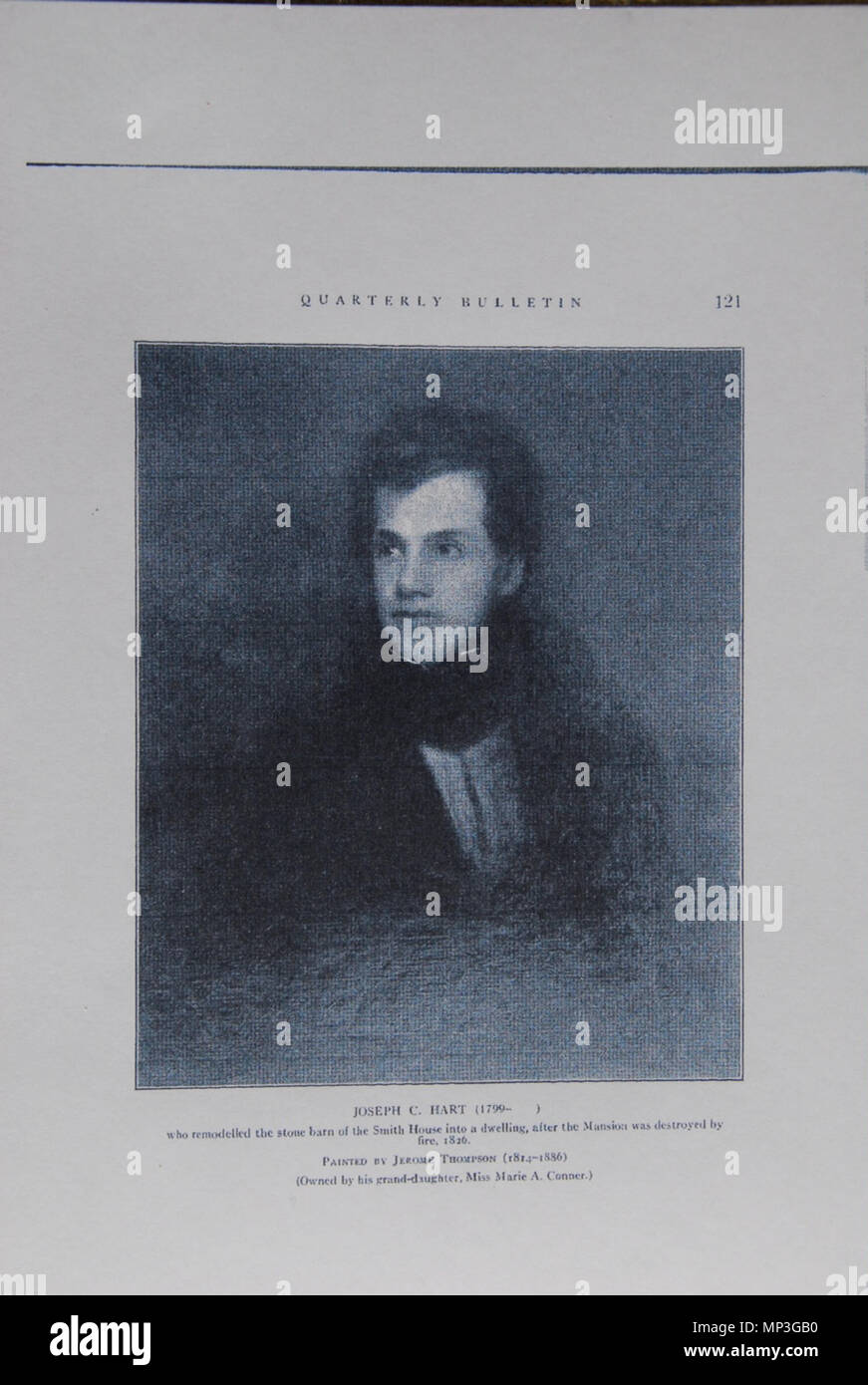 . Русский: Портрет Джозефа Харта English: Portrait of Joseph C. Hart ...