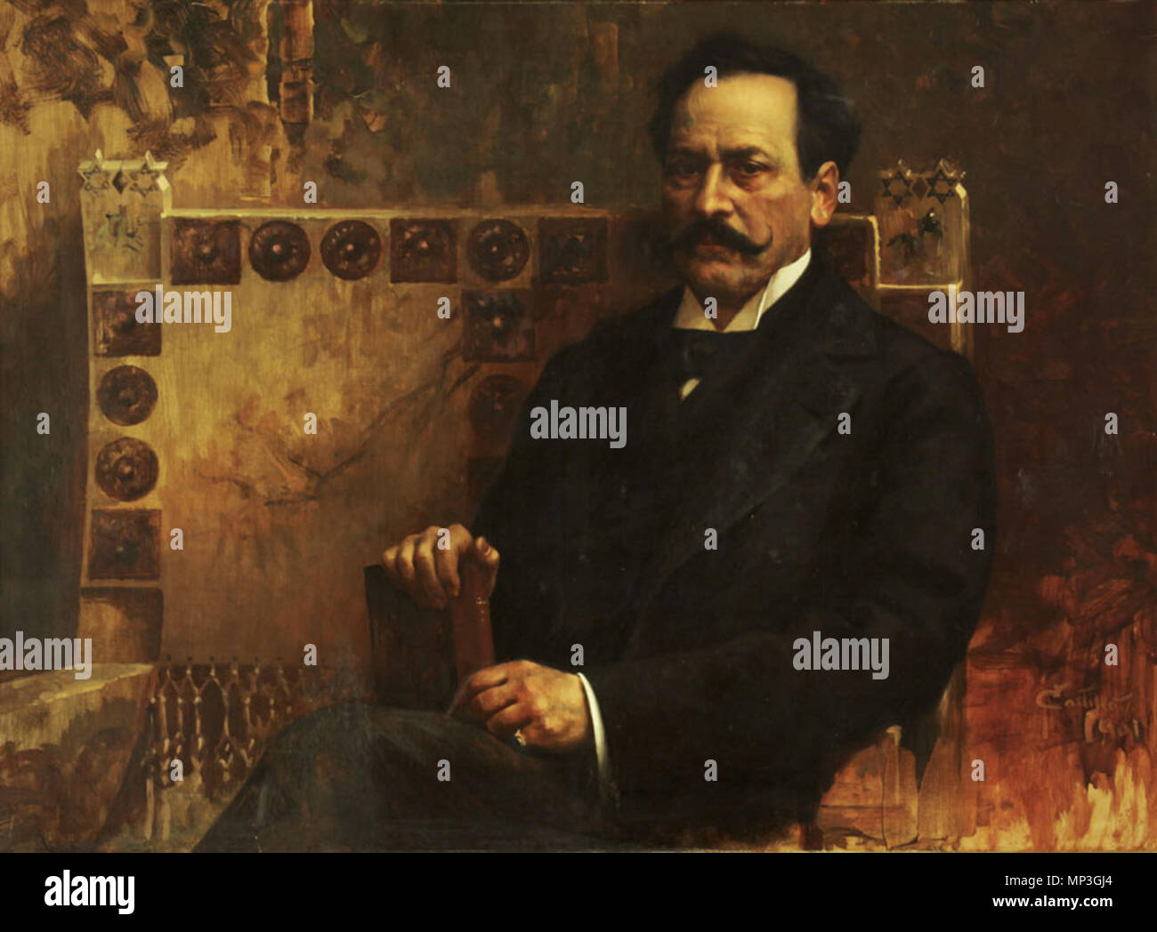 1167 Teófilo Castillo - Retrato de Juan Silvano Godoy, 1901 Stock Photo ...