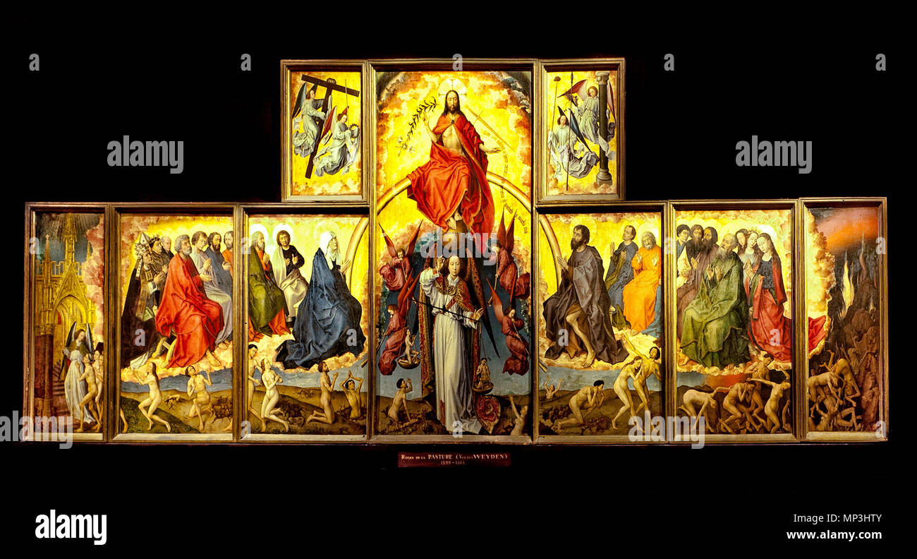 Rogier van der last judgment hi-res stock photography and images - Alamy