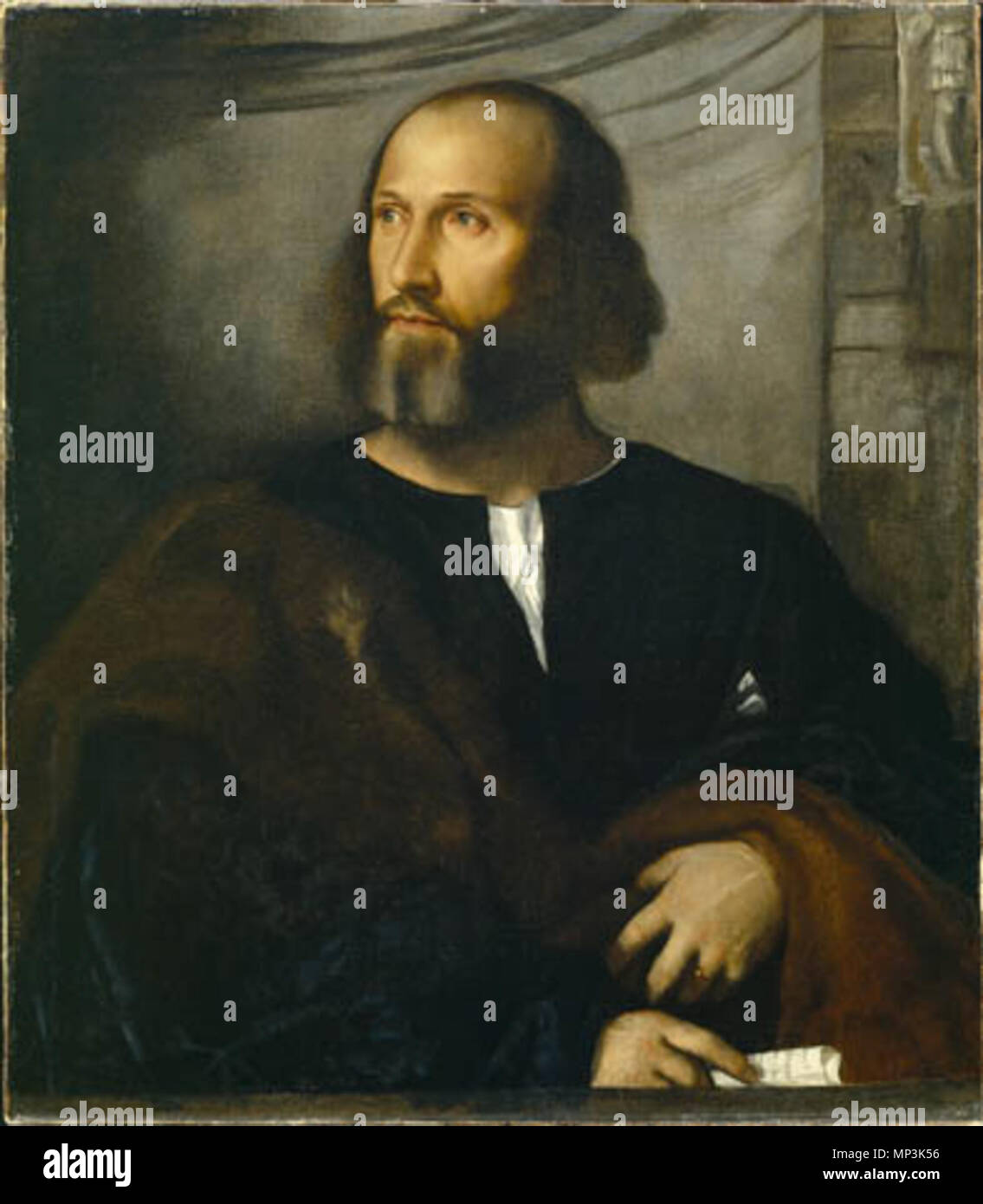 Portrait man titian art artist painting hi-res stock photography and ...