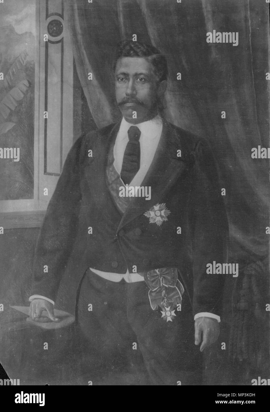 . English: Painting of King Lunalilo of Hawaii by Danish painter Eiler ...