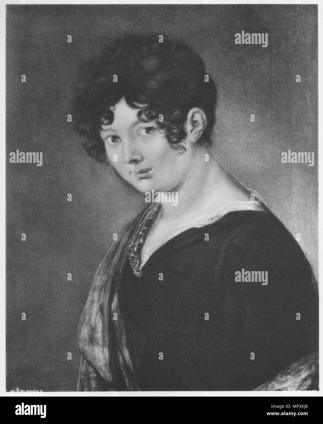 Bildnis der Gattin des Edukationsrats Hadermann in Frankfurt a. M 1810 ...