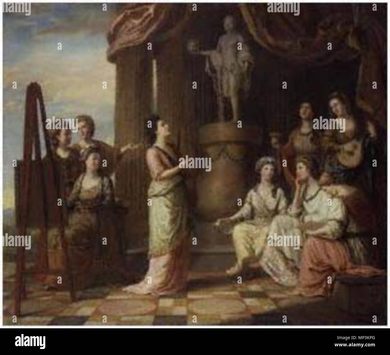 English: Portraits in the Characters of the Muses in the Temple of ...