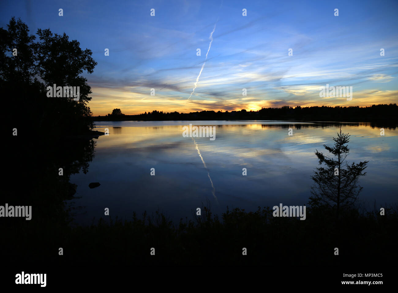 Bar Harbor Sunset, Maine Stock Photo - Alamy