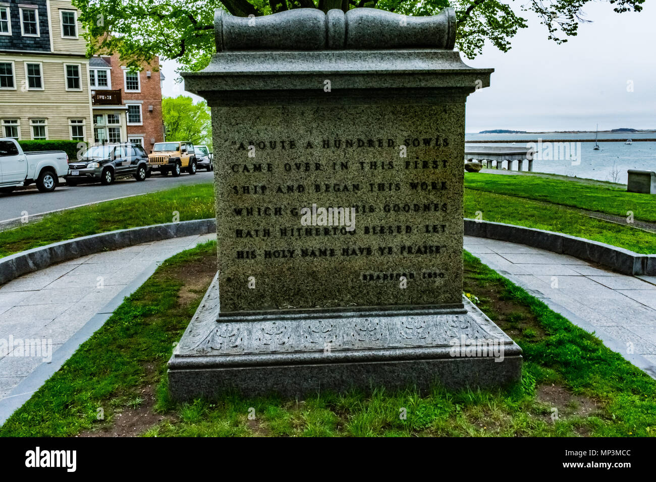 The first final resting place of the pilgrims that parished in the ...