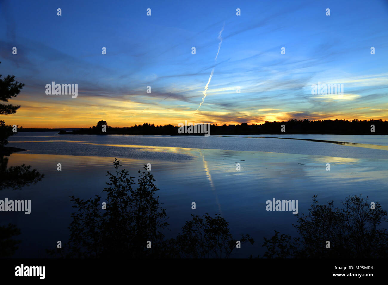Bar Harbor Sunset, Maine Stock Photo - Alamy