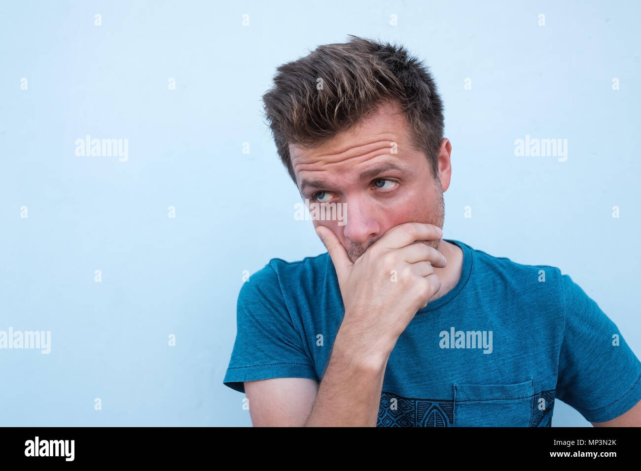 Doubtful person hi-res stock photography and images - Alamy