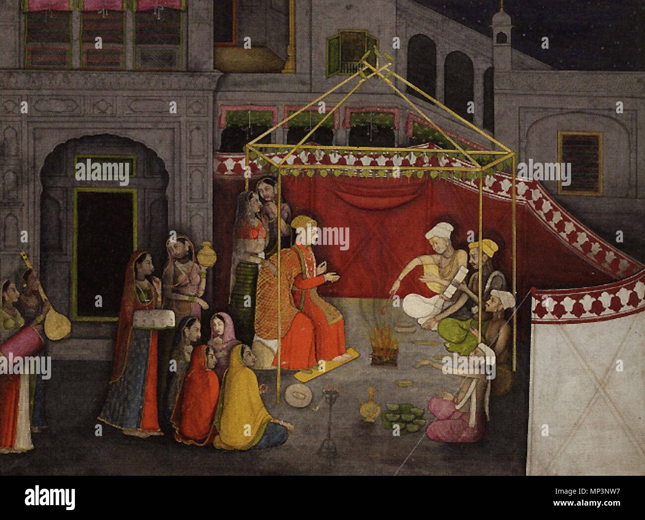 . English: The Wedding of Krishna's Parents Bhagavata Purana, 1st ...