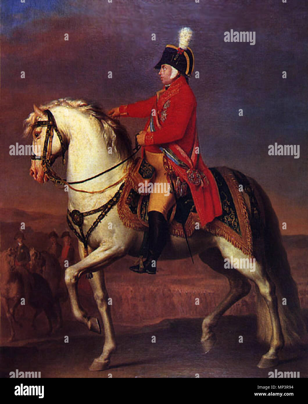 Portuguese: Dom João, Príncipe Regente, passando revista às tropas na ...